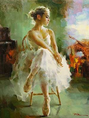 Stephen Pan | Seated Ballerina | MutualArt