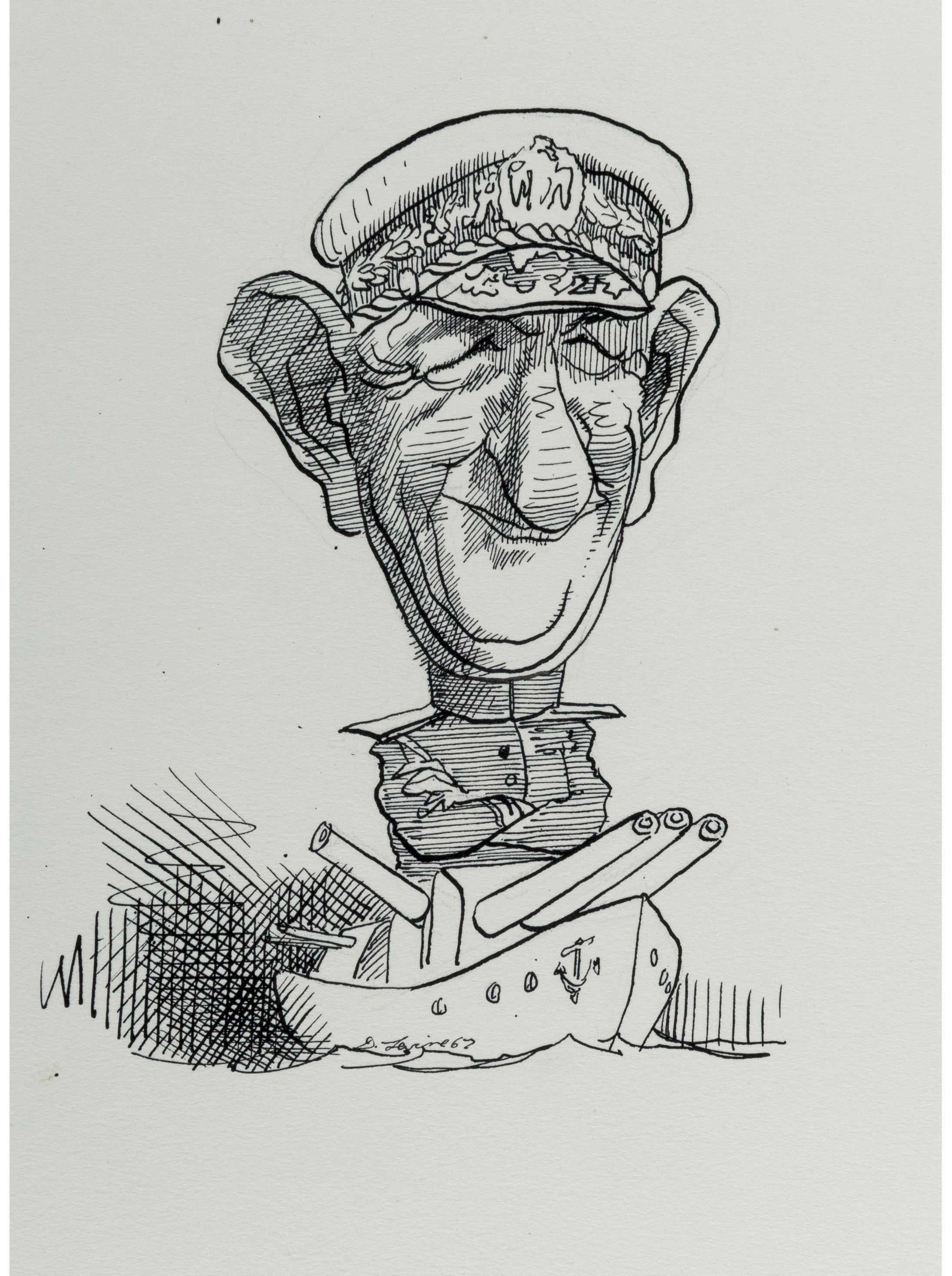 Lyndon B Johnson Cartoon Drawing