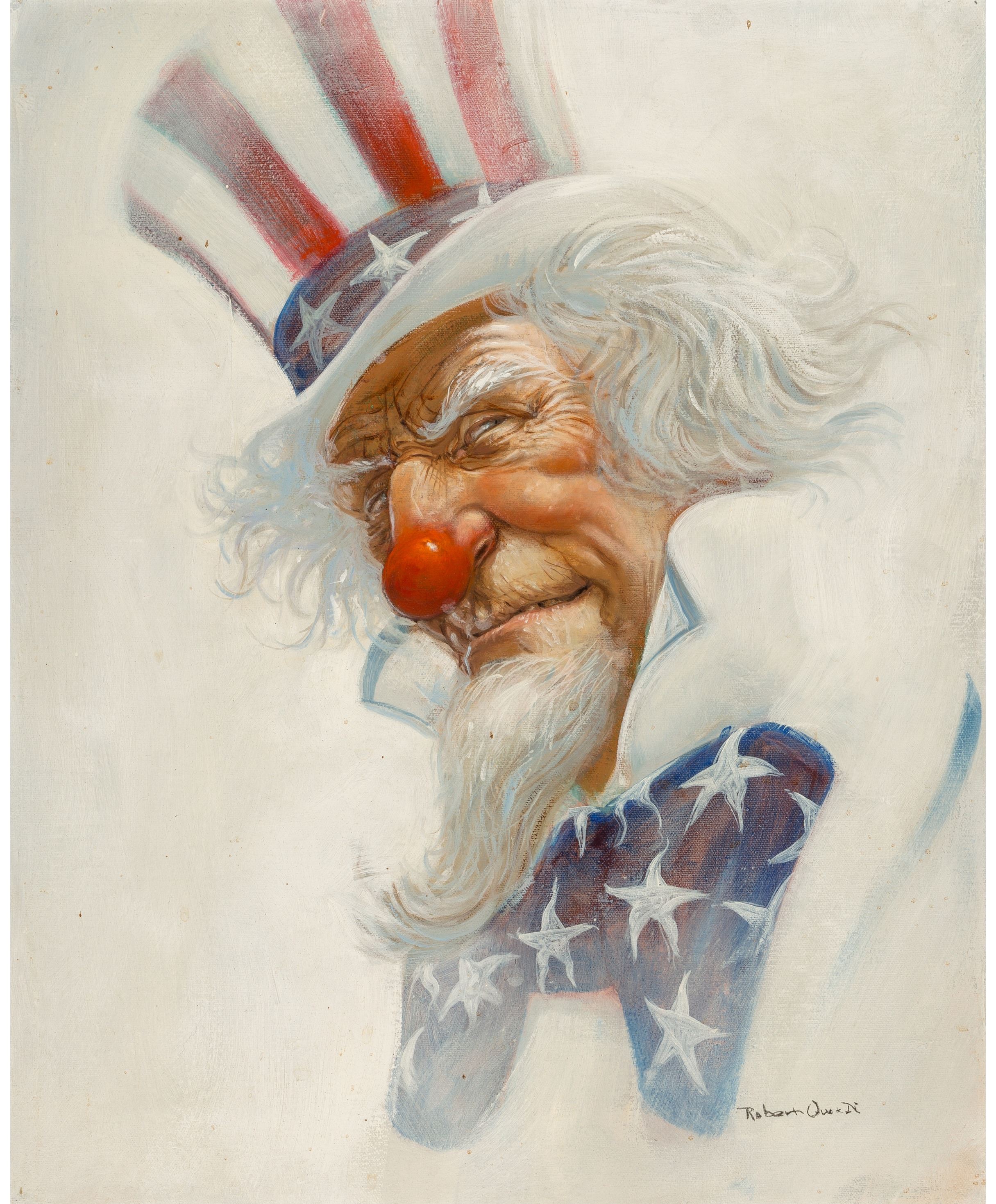 Robert Owen | Uncle Sam the Clown | MutualArt