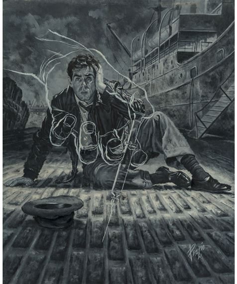 Victor Prezio | The Accident, Male magazine interior illustration (1954 ...