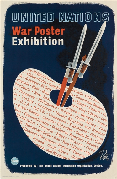 Vilem Rotter | UNITED NATIONS WAR POSTER EXHIBITION (1945) | MutualArt