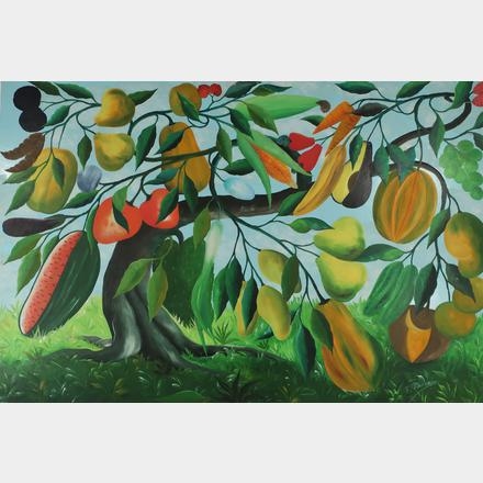 Fernand Pierre | A Magical Fruit and Vegetable Tree | MutualArt