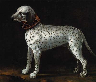 Austrian School, 16th century | A dog with an ornate collar (Circa 1570 ...