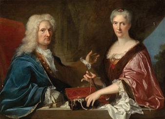 French School, 18th Century | King Louis XIV receiving a man ...