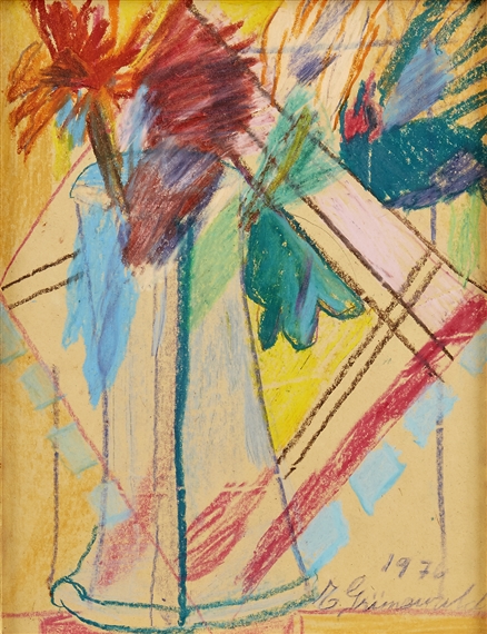 Elsa Grunewald | Blomsterstilleben (1976) | MutualArt