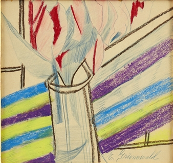 Elsa Grunewald | Blomsterstilleben (1975) | MutualArt