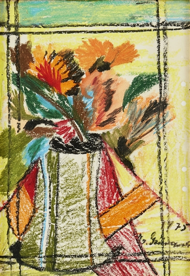 Elsa Grunewald | Blomsterstilleben (1975) | MutualArt