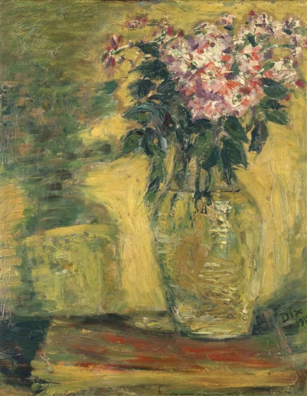 Otto Dix | Flowers in Vase (1912) | MutualArt