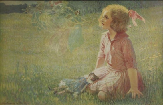Paul Swan | The Little Maiden and the Faires (1929) | MutualArt