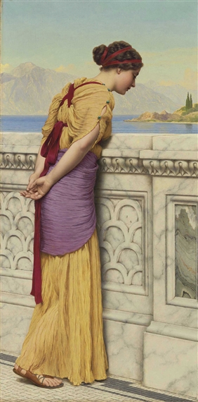 John William Godward | JOHN WILLIAM GODWARD, R.B.A. | Pyrallis (1918 ...