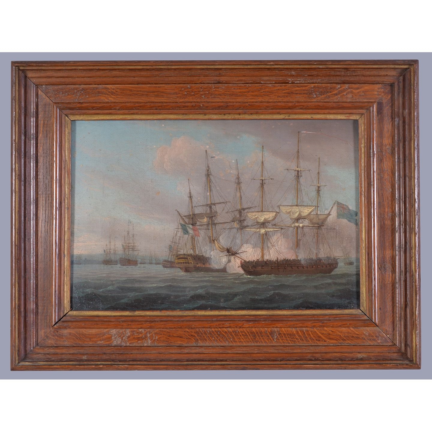 Thomas Whitcombe | Naval battle scene | MutualArt
