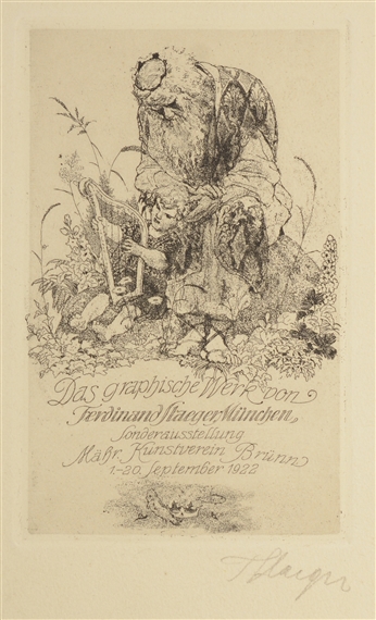 Ferdinand Staeger | LONELY KING – FOR HIS OWN EXHIBITION IN BRNO (1922 ...