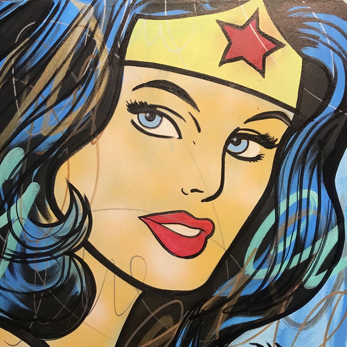 Wonder Woman Face Paint