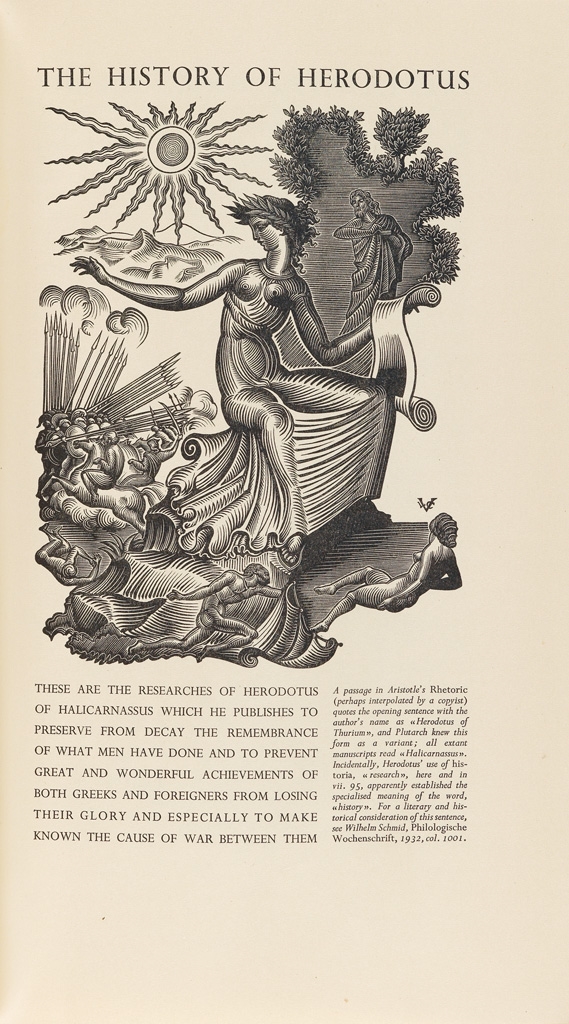 Tom Poulton | The History of Herodotus of Halicarnassus (1935) | MutualArt