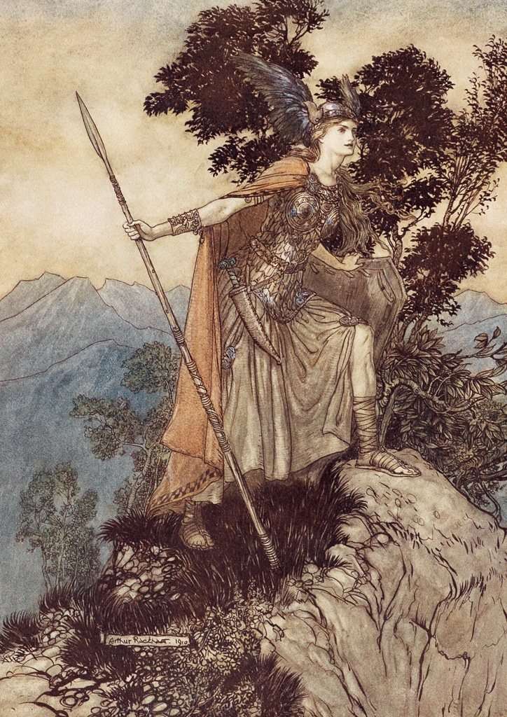 Arthur Rackham | Rhinegold and the Valkyrie * Siegfried and the ...