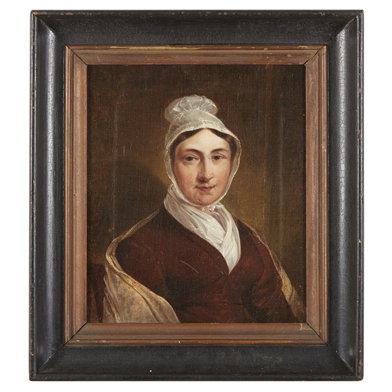 American School, 18th Century | Portrait of a Quaker lady | MutualArt