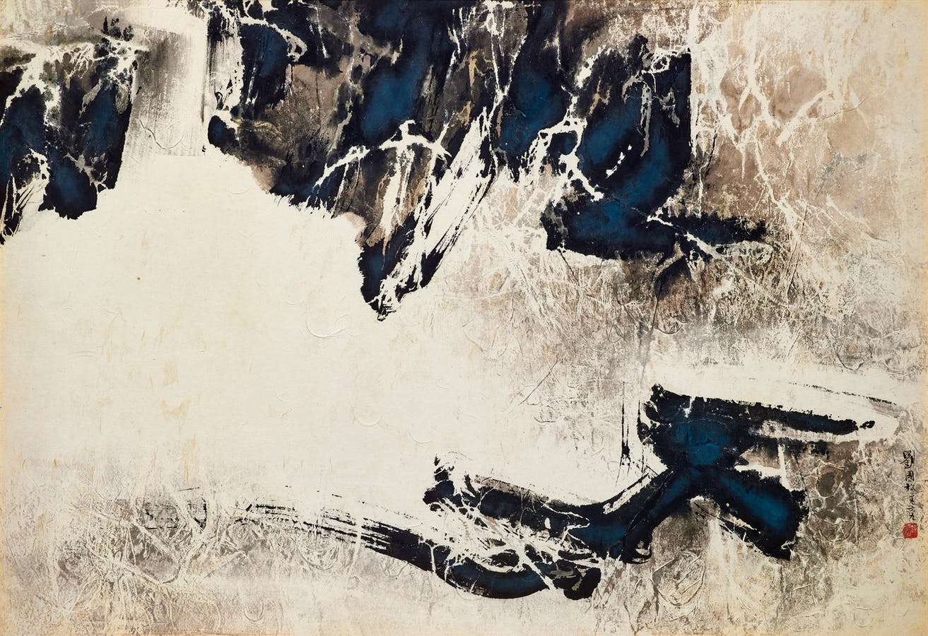 Liu Kuo-Sung | snowscape (1967) | MutualArt