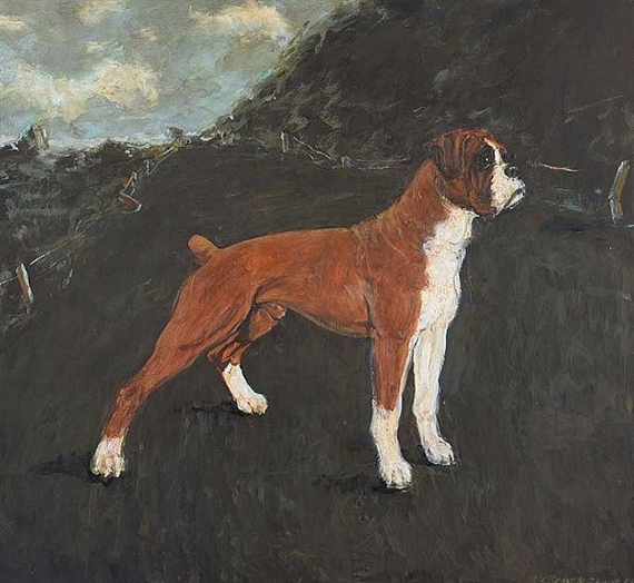 Basil Blackshaw | STANDING BOXER | MutualArt