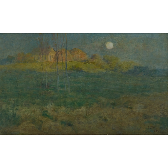 Louis Betts | Hazy Landscape (1895) | MutualArt