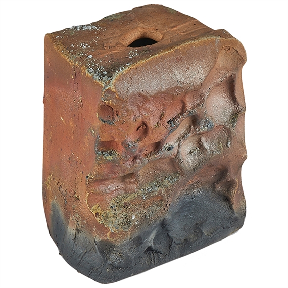 Daniel Rhodes | Square vessel | MutualArt