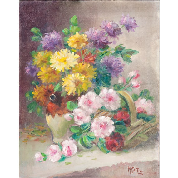 Martin Rettig | Still Life with Flowers | MutualArt