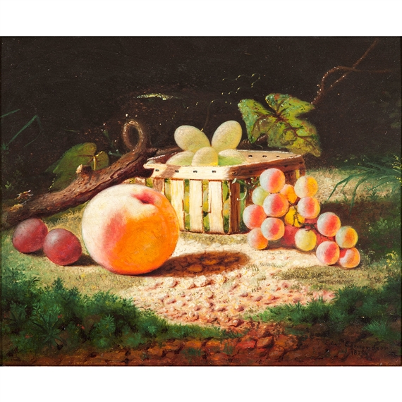 Edward Edmondson, Jr. | Still Life with Fruit (1870) | MutualArt
