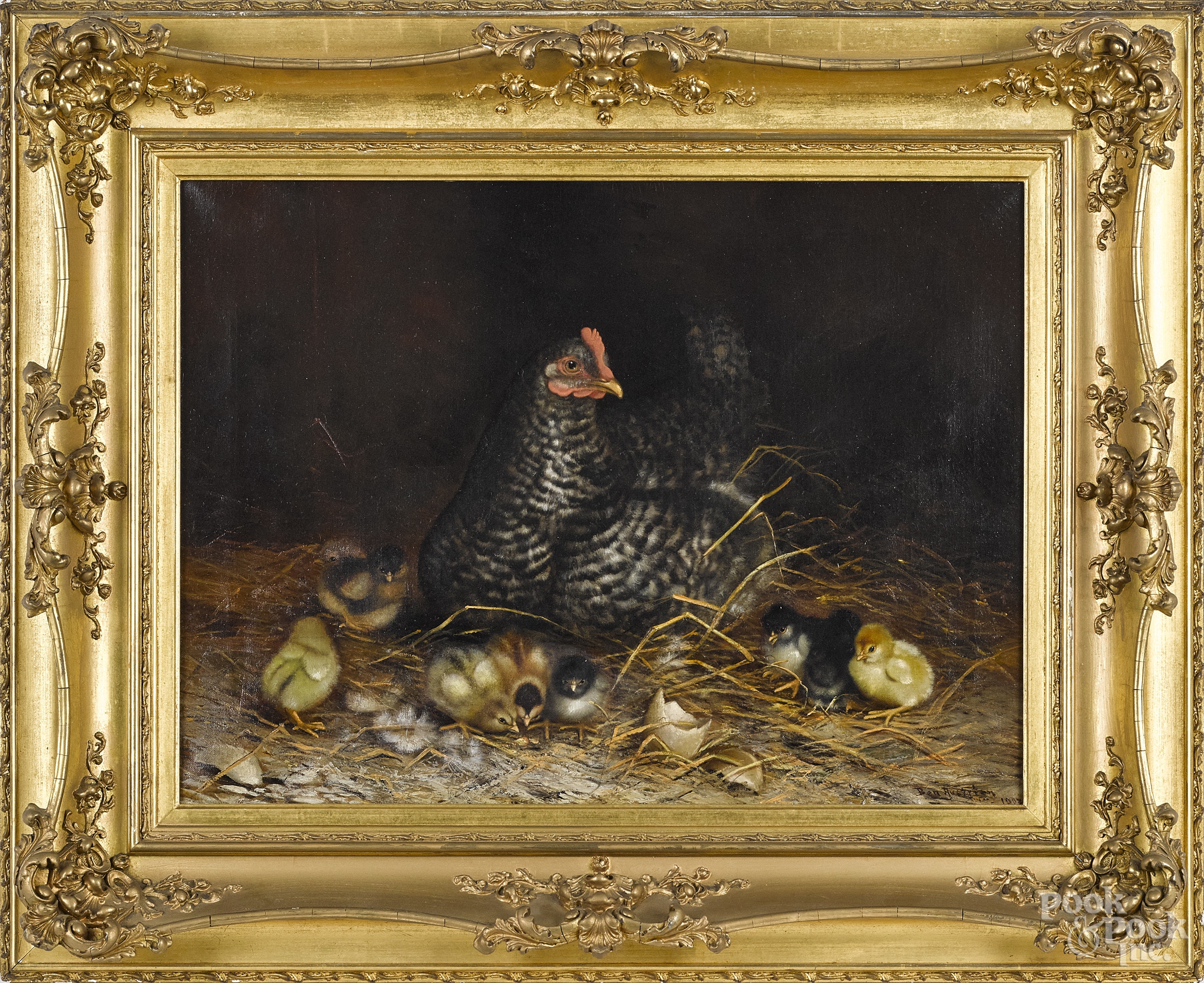 Ben Austrian | Hen and chicks | MutualArt