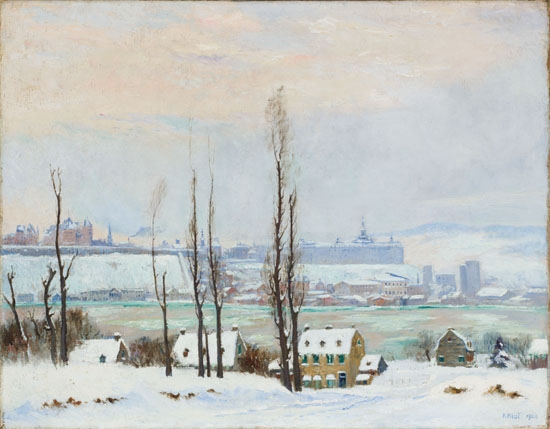 Robert Pilot | Quebec City from Lévis (1920) | MutualArt