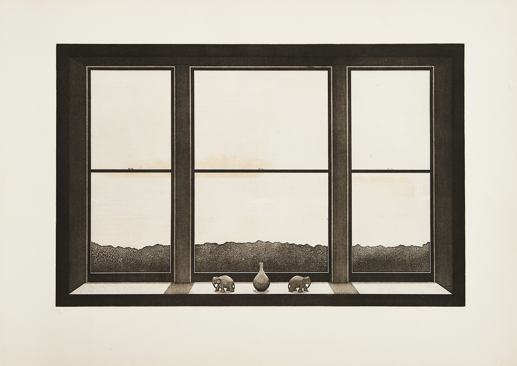 Terence Millington | Windowsill (1975) | MutualArt