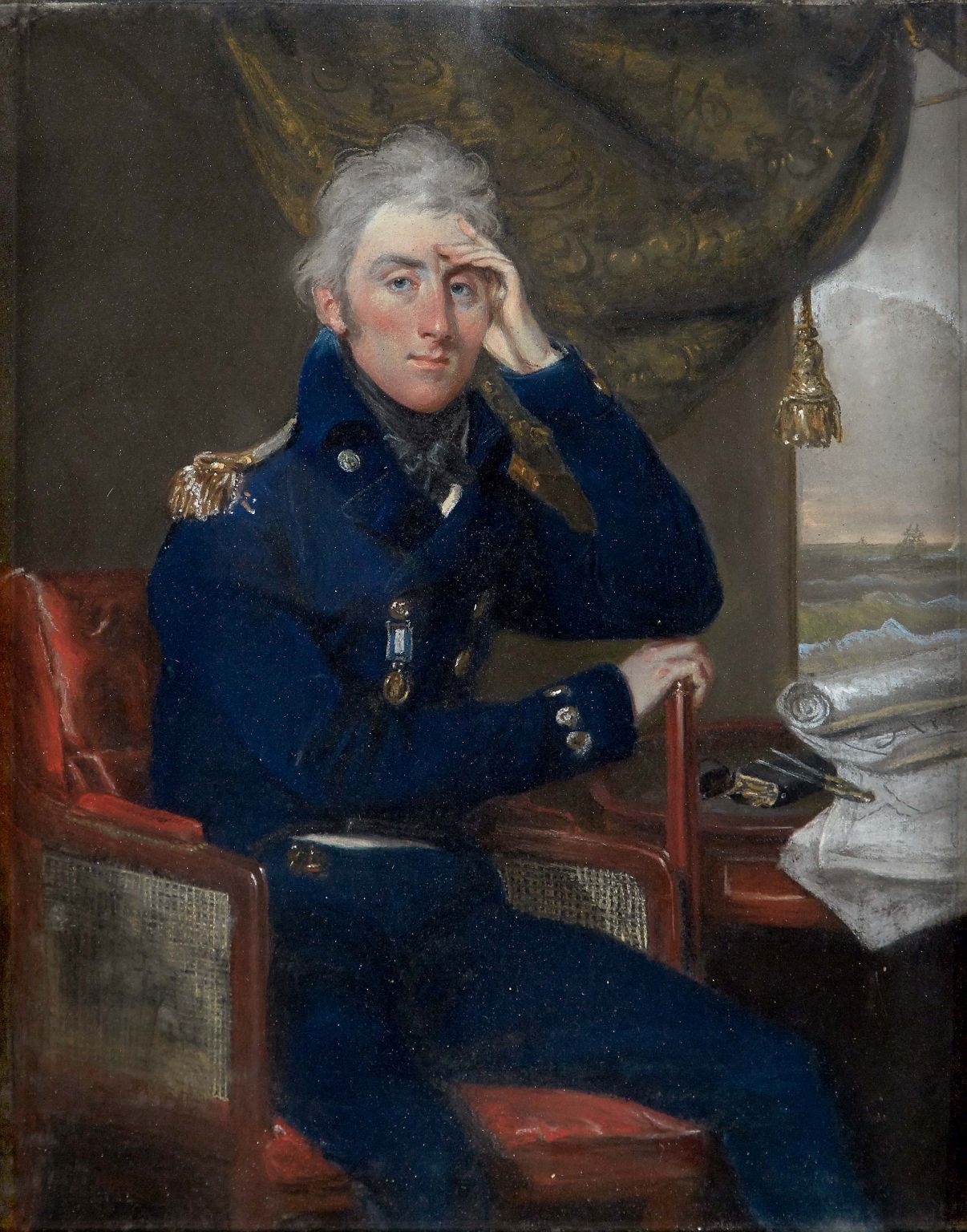 John Raphael Smith | Captain William Hotham | MutualArt