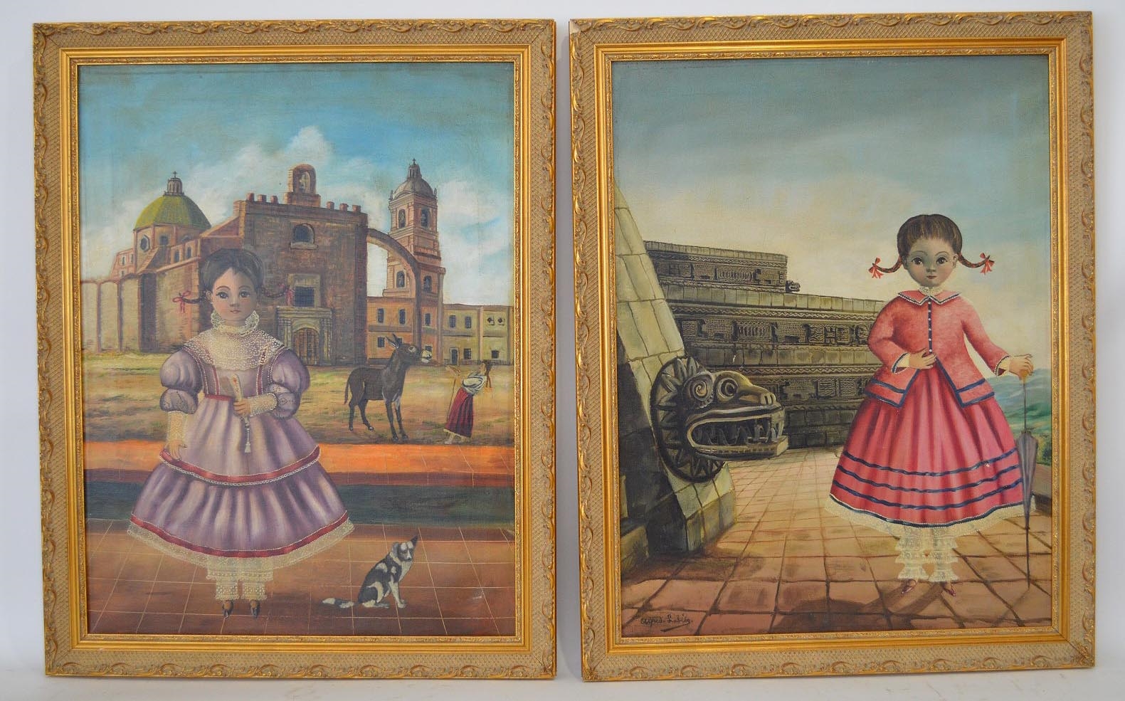 Agapito Labios | Two works: Young Girls | MutualArt