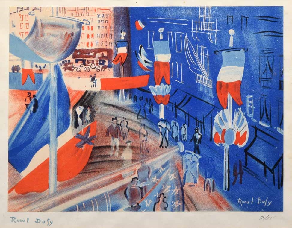 Raoul Dufy | Les Drapeaux de Nice | MutualArt