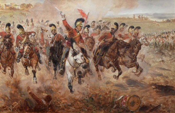 Richard Beavis | Charge of the English Light Dragoons at Salamanca ...