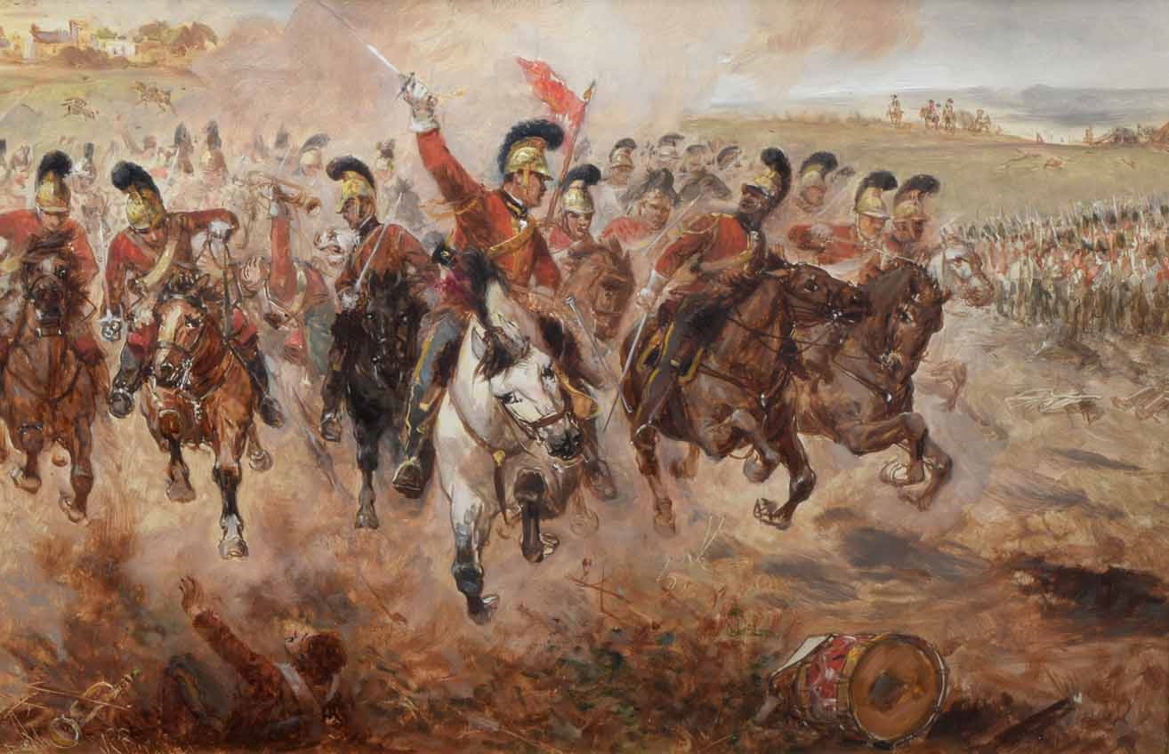 Richard Beavis | Charge of the English Light Dragoons at Salamanca ...