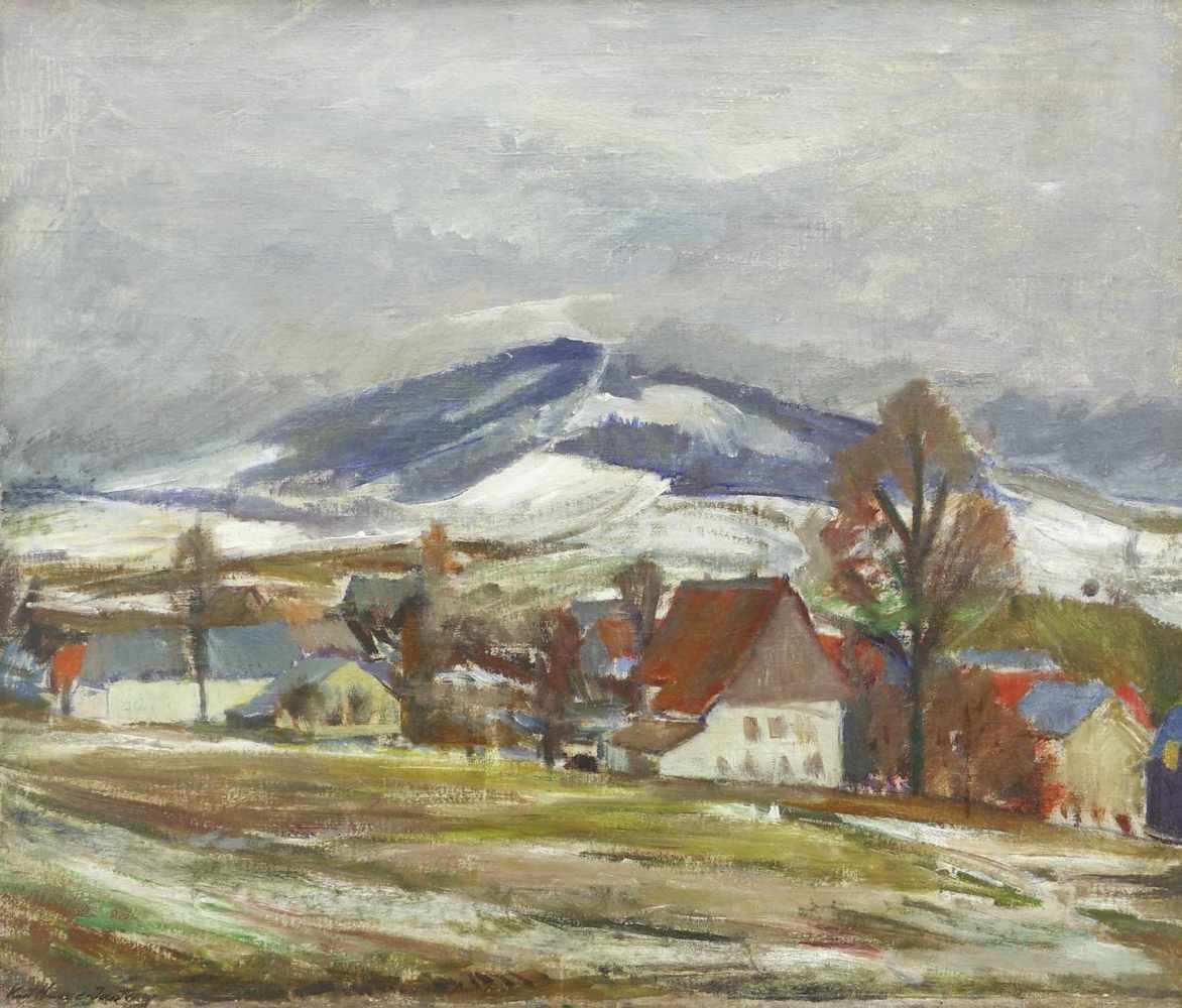 Kurt Haase-Jastrow | Schneeschmelze in Groß-Schönau (1925) | MutualArt