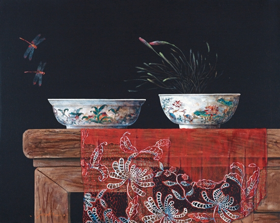 Yap Chin Hoe | Still Life with Vase | MutualArt