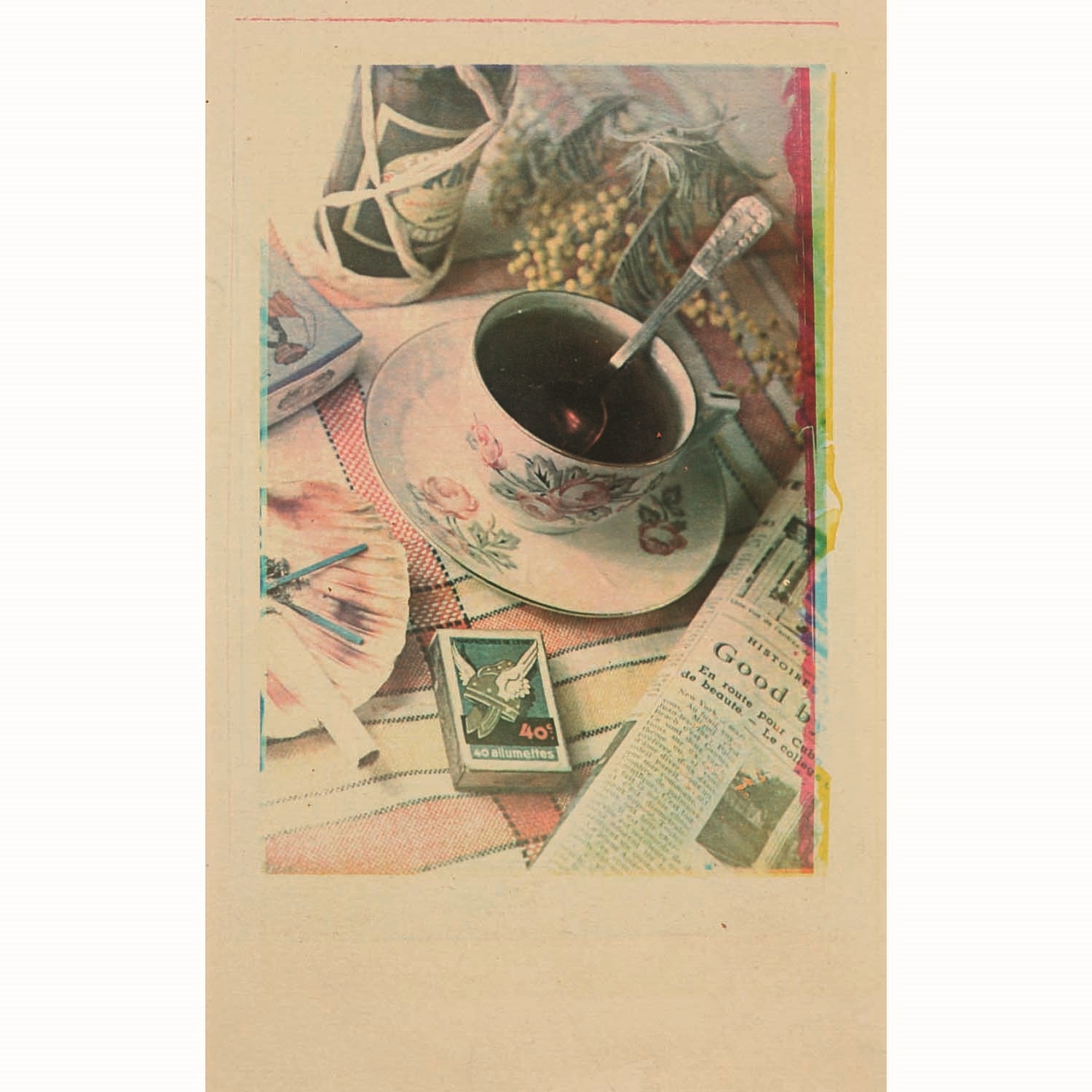 Jaroslav Rössler | NATURE MORTE PUBLICITAIRE AVEC UNE TASSE DE THÉ, UNE ...