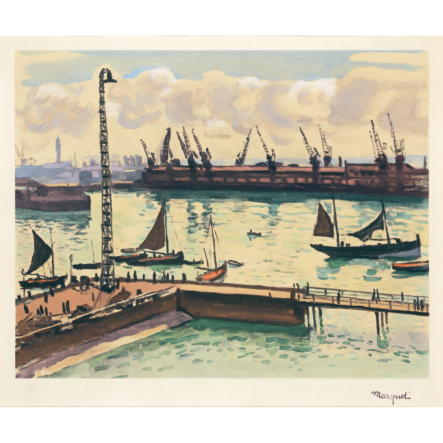 Albert Marquet | Le port d'Alger | MutualArt
