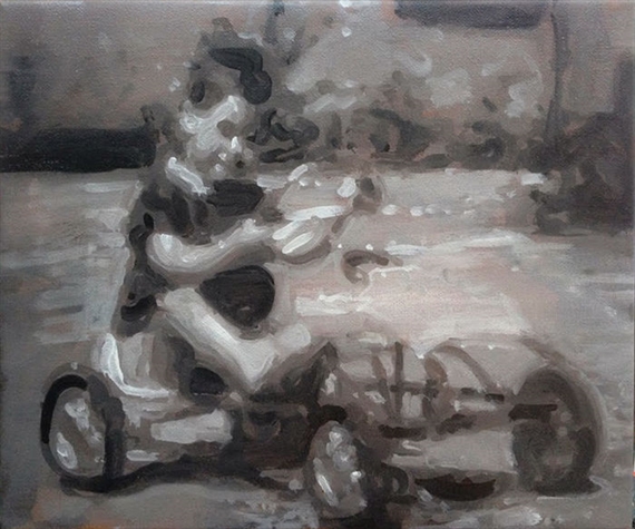 Erwin van Krey | Skeltering boy (2017) | MutualArt