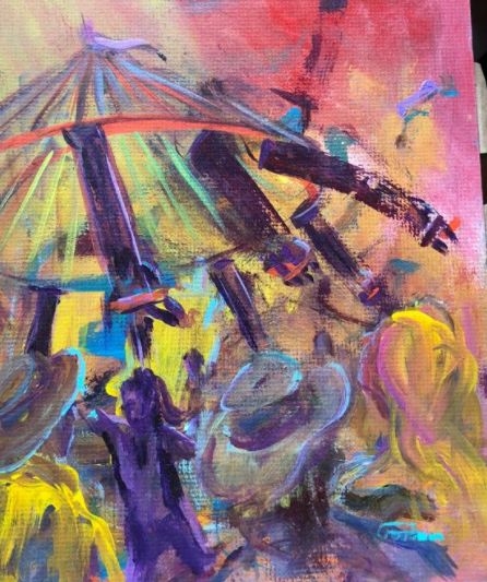 Leon Goodman | Purple Fair | MutualArt