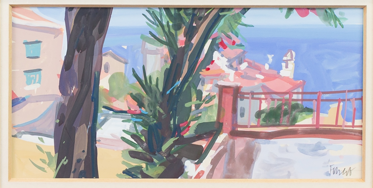 Archie Forrest | View from balcony | MutualArt