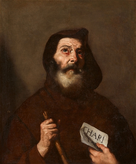Jusepe de Ribera | Saint Francis of Paola (1651) | MutualArt