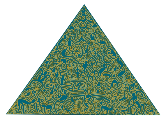 Keith Haring | Pyramid (1989) | MutualArt