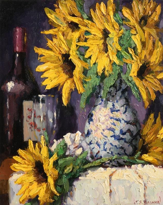 James S. Brohan | Sunflowers | MutualArt