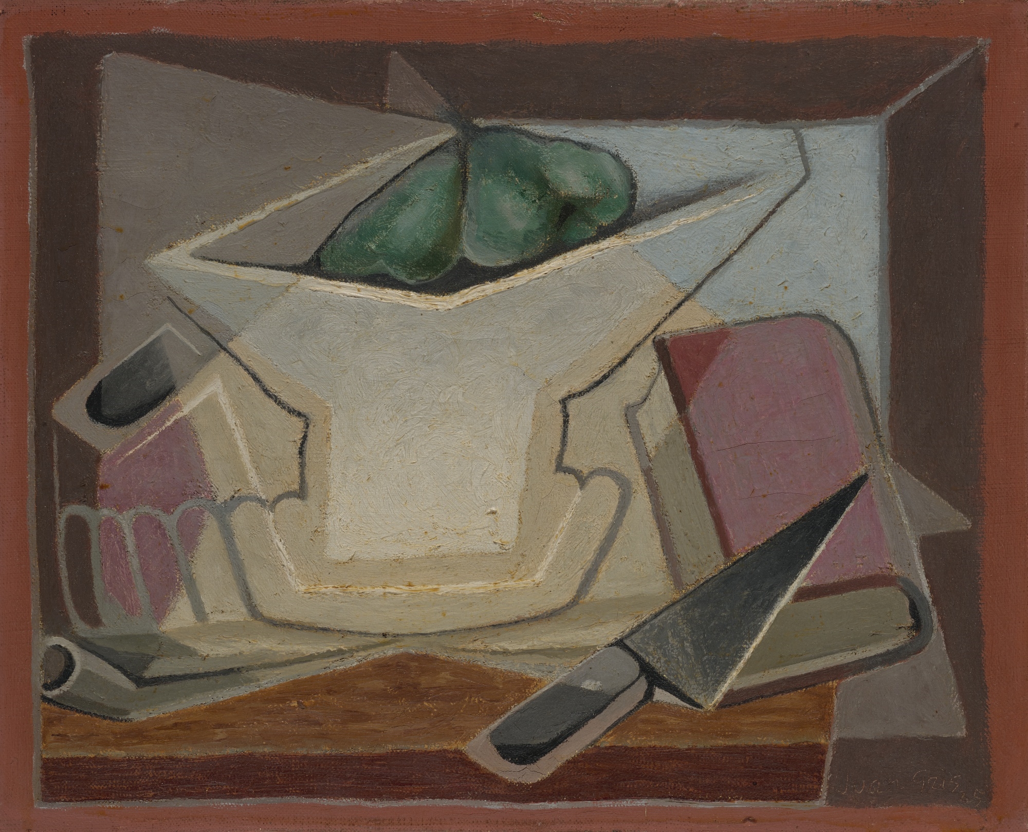 Juan Gris | COMPOTIER ET PIPE (1922) | MutualArt