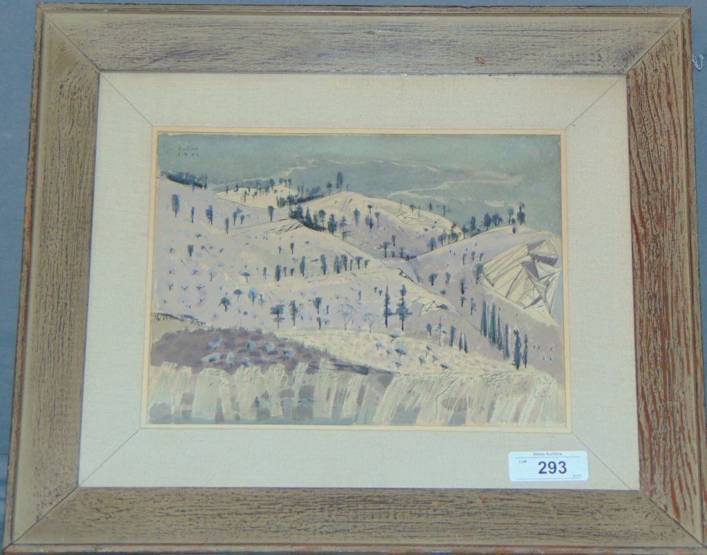 Bruno Joseph Bobak | Near Kamloops (1952) | MutualArt
