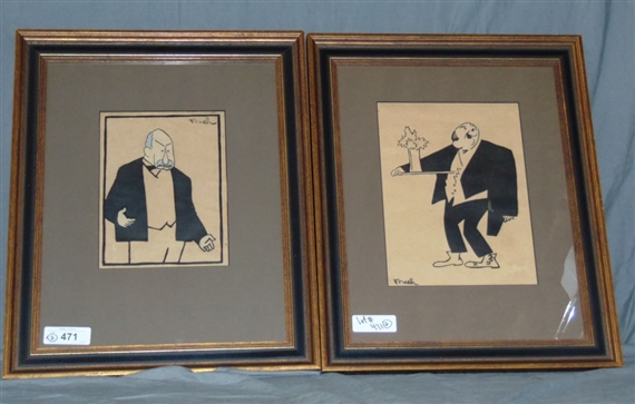 Alfred J. Frueh | Two Works: Untitled | MutualArt