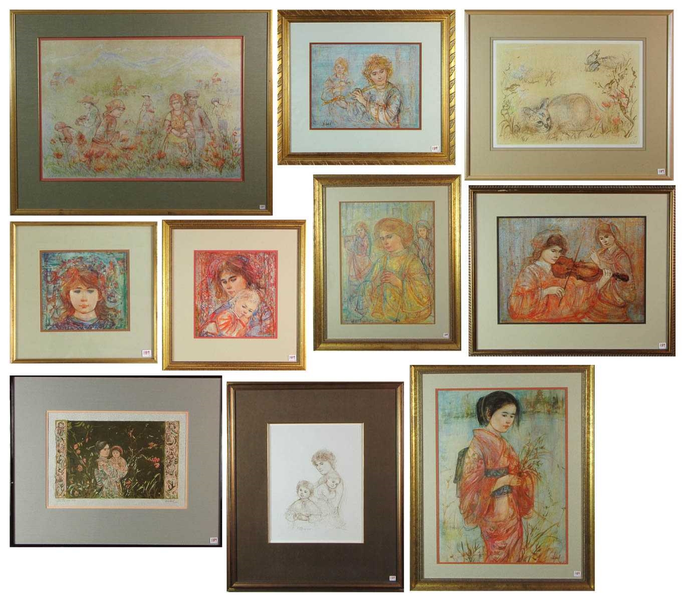 Edna Hibel | Monique, The Flautist, and others | MutualArt