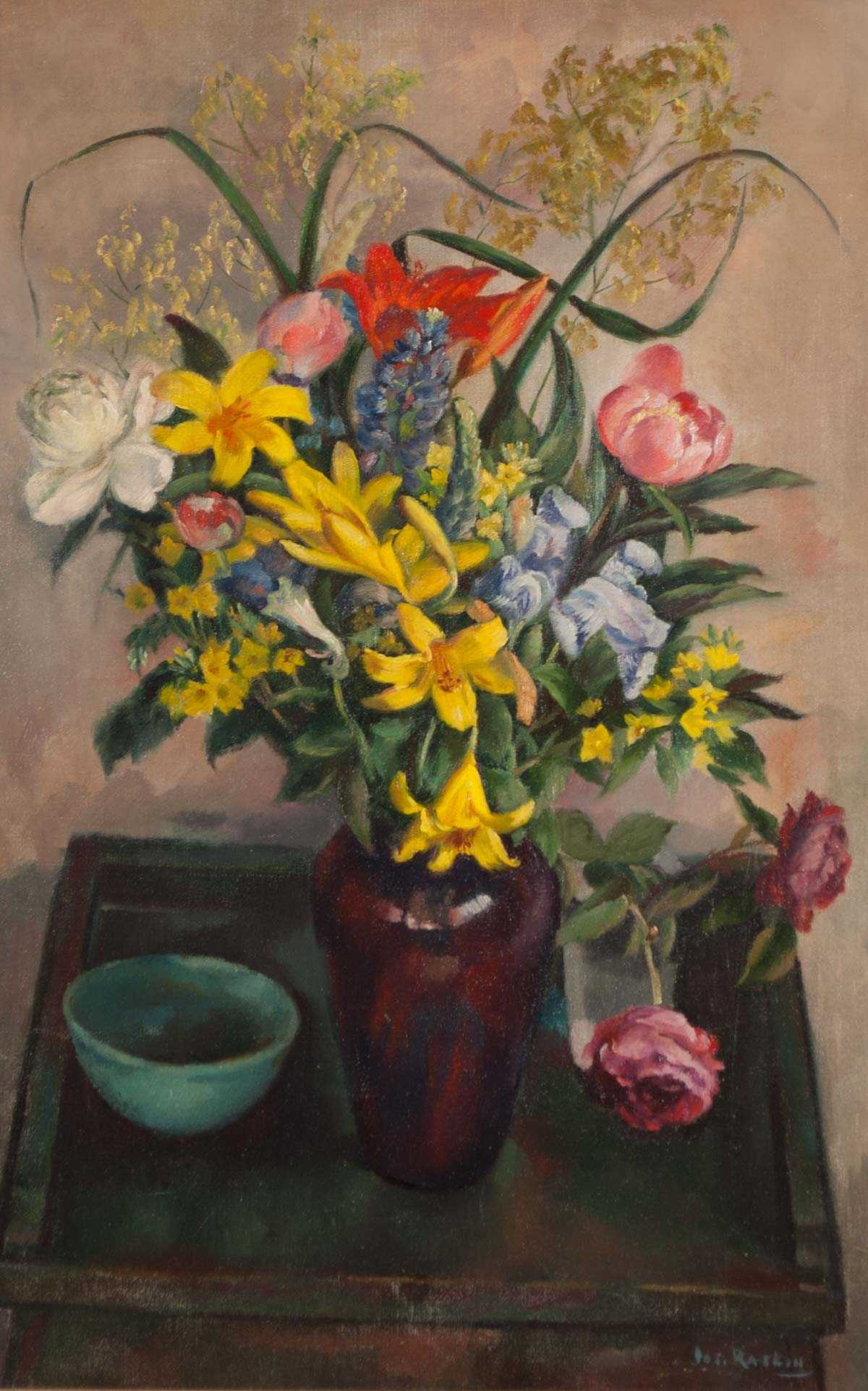 Joseph Raskin | Floral still-life | MutualArt