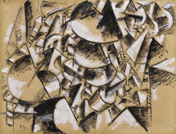 Fernand Léger | DESSIN POUR CONTRASTES DE FORMES NO. 2 (1913 - 1914 ...
